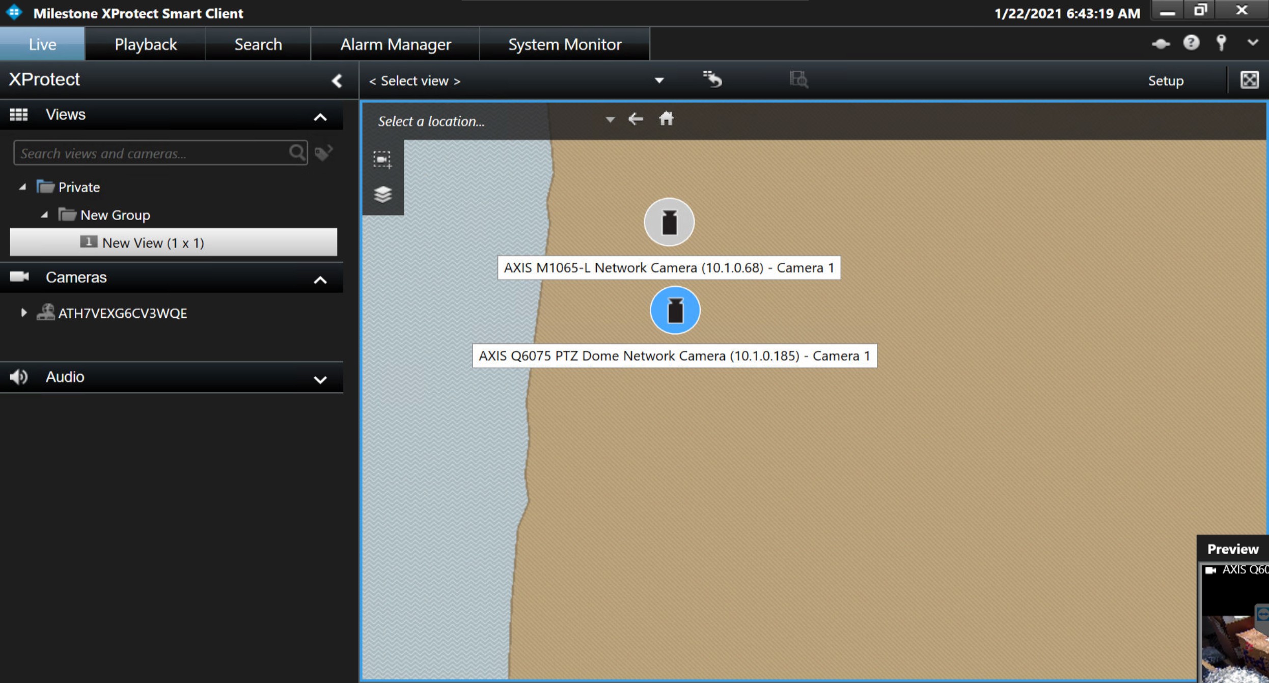Smart Maps Camera Preview Window Appearing At The Edges Of The Screen Or Off Screen When Windows