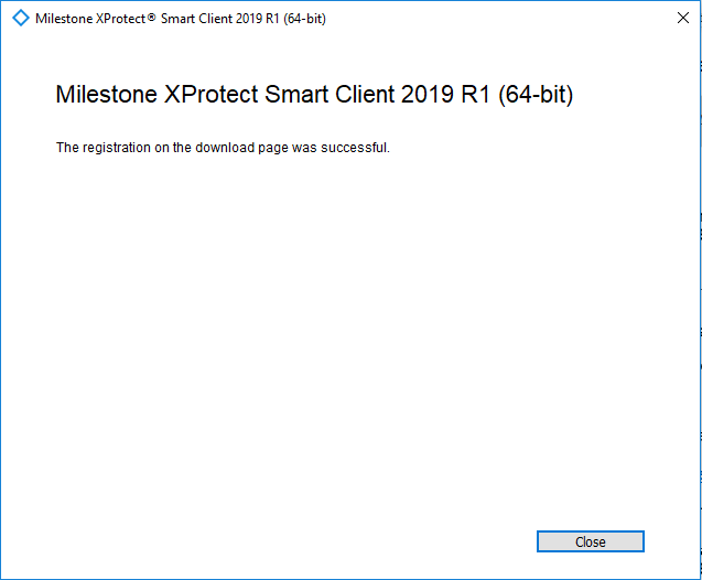 How to register the Smart Client to the server-side download page