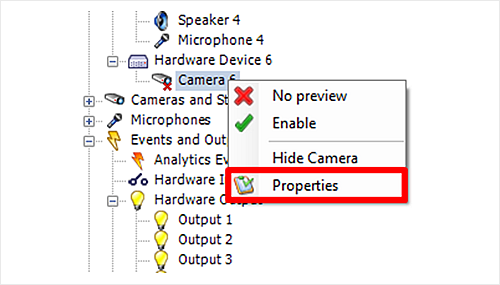 Working with Adam outputs in XProtect