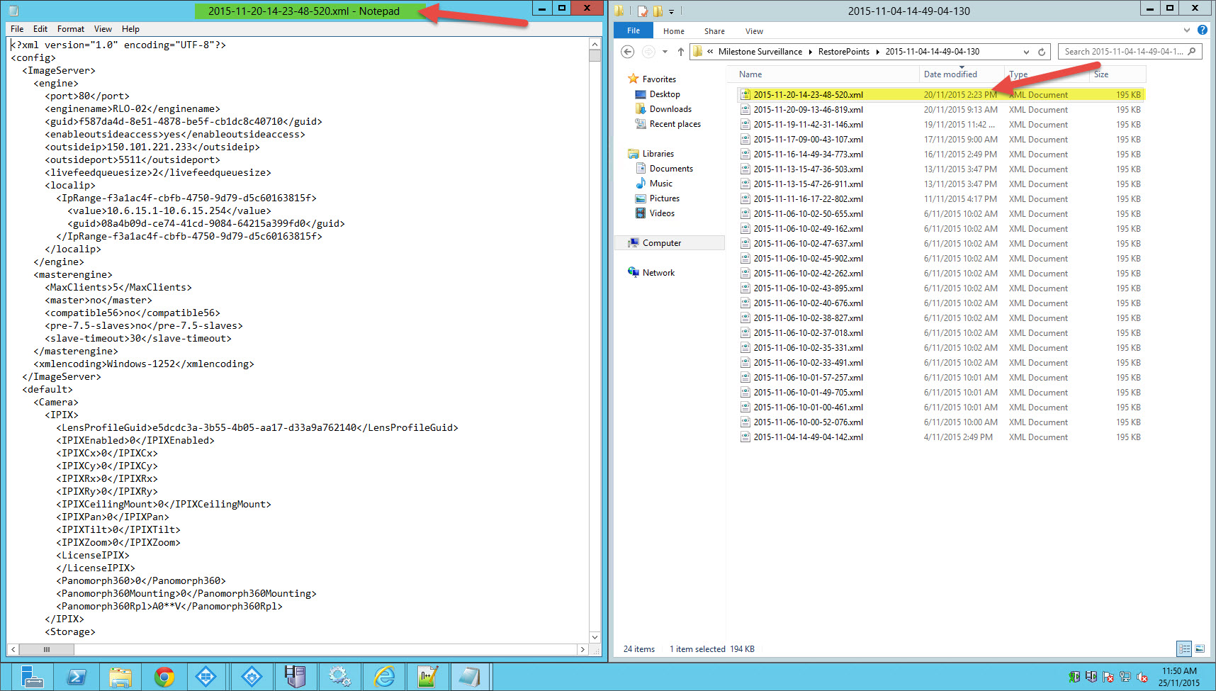 Restoring A Corrupt Configuration File In Xprotect Professional Vms