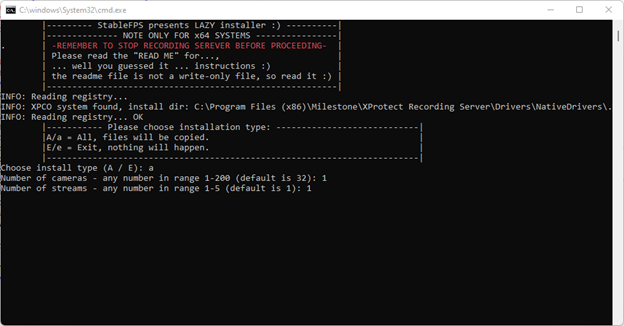 StableFPS — the Milestone camera device simulator (guide)