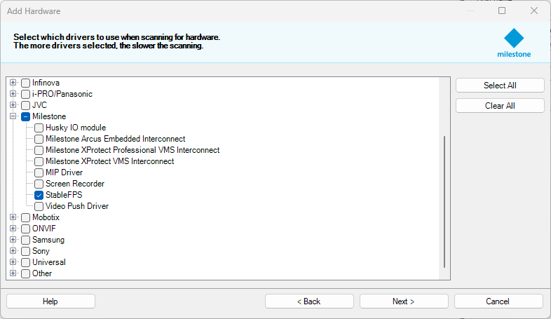 StableFPS — the Milestone camera device simulator (guide)