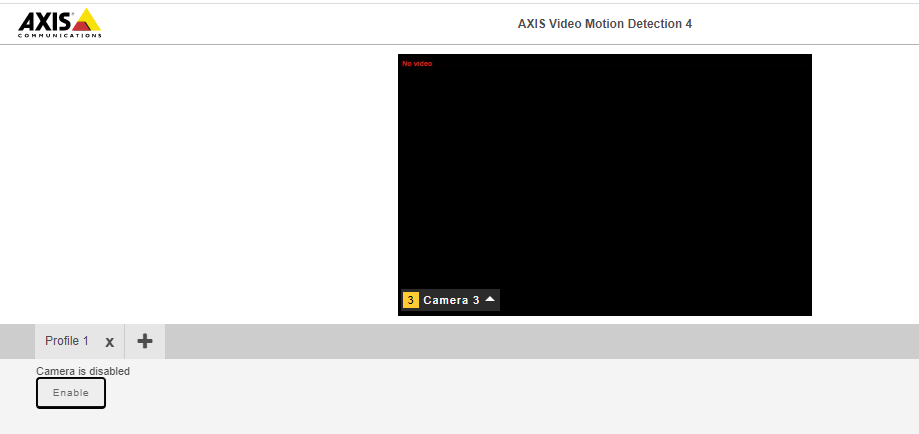 Axis cameras with firmware v. 11.2 or later no longer provide classic VMD events ...