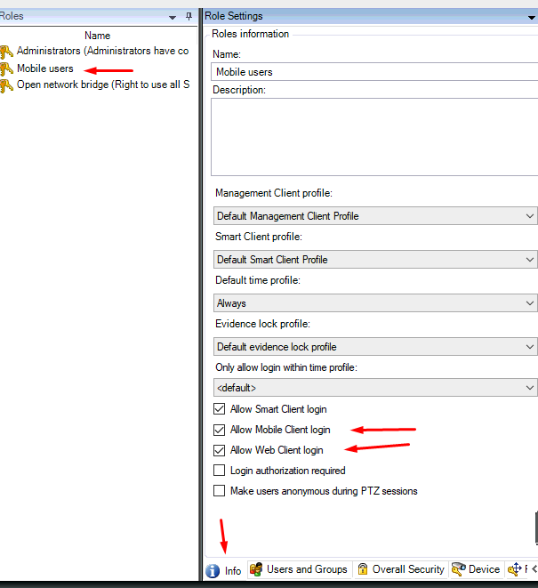 Xprotect Web And Mobile Client Non Admin Roles For Windows Users Fail