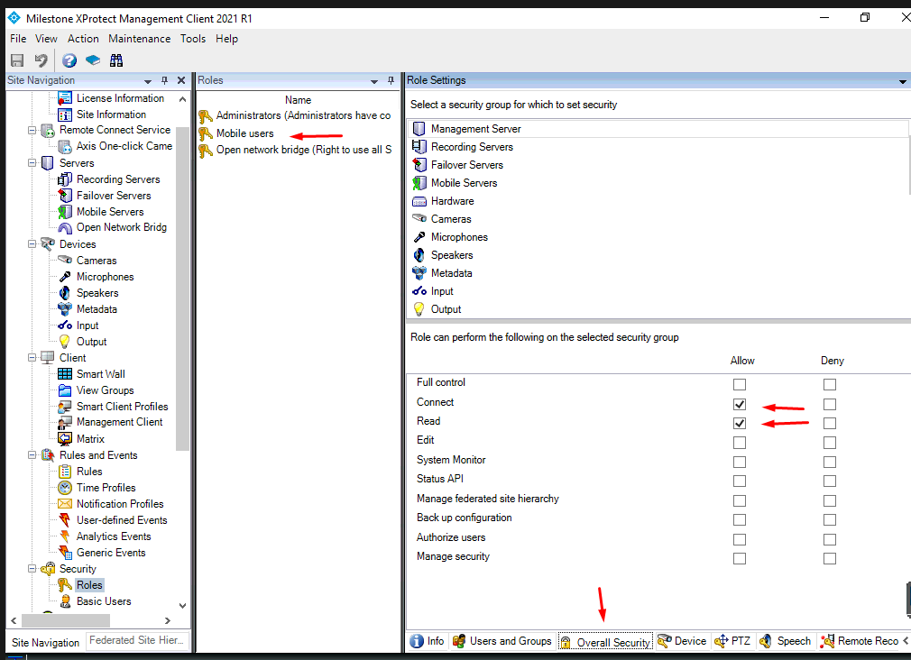 Xprotect Web And Mobile Client Non Admin Roles For Windows Users Fail