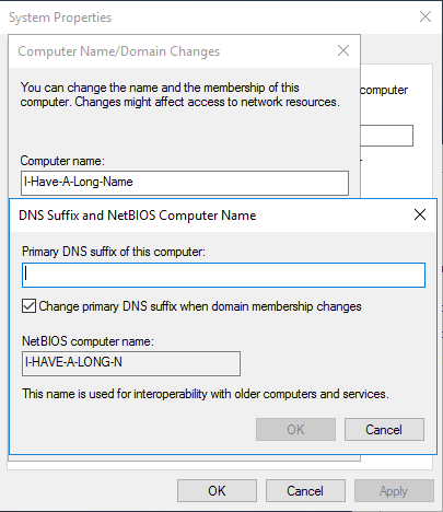 Event/Log Server installation fails when computer hostname is 15 ...
