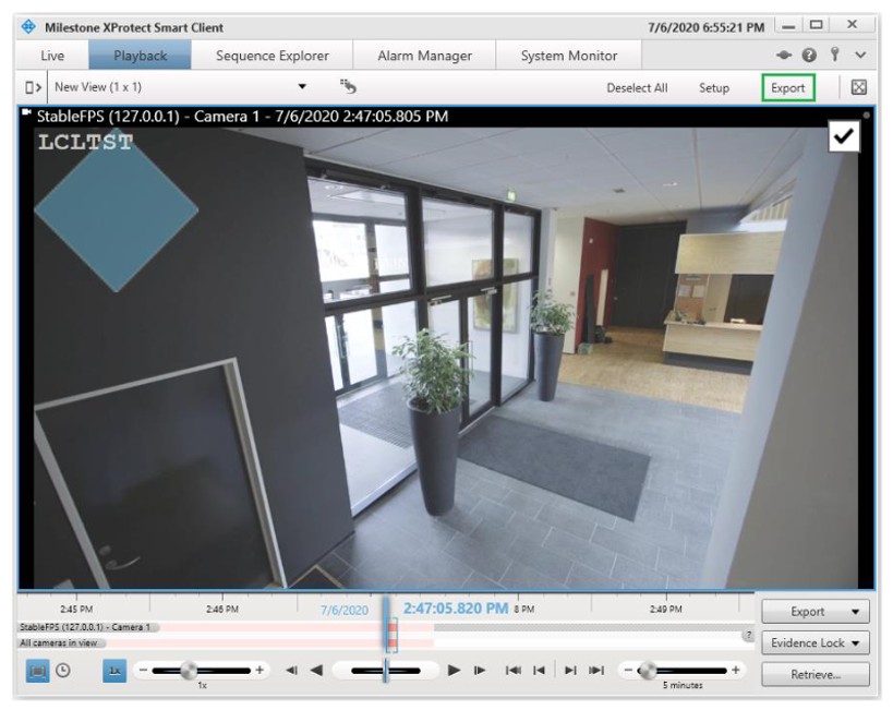 Milestone Smart Client Watermark missing when exporting in XProtect ...