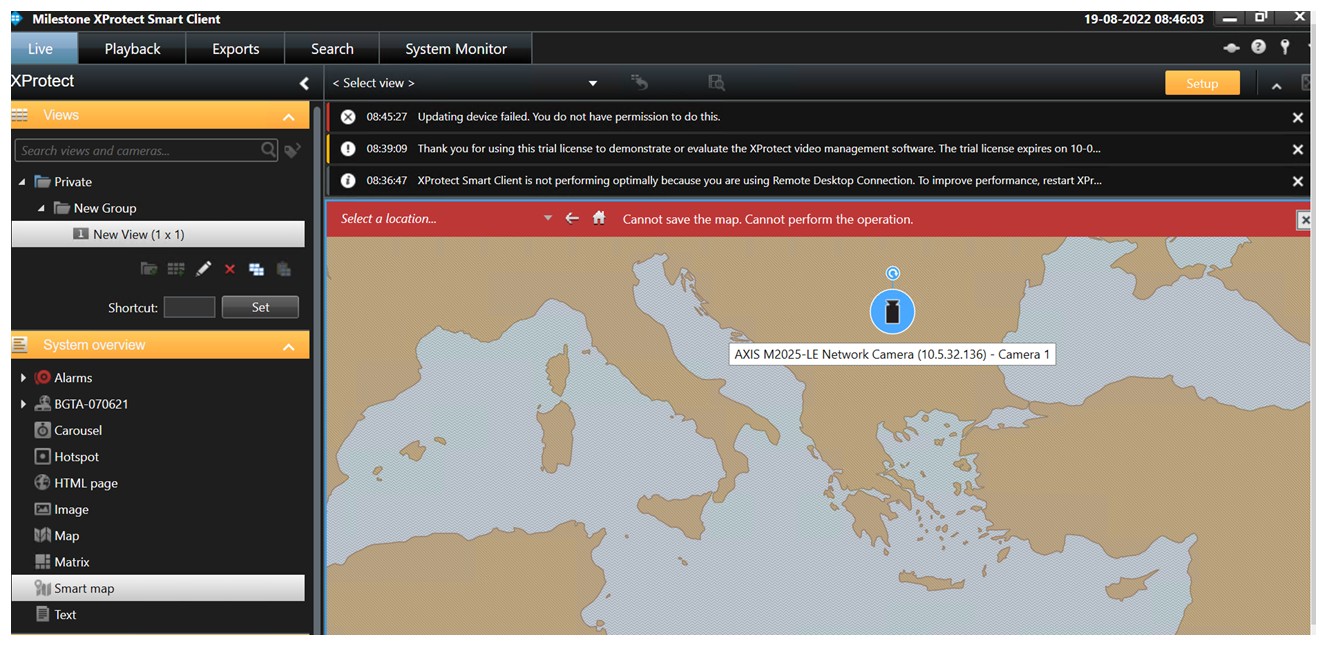 Smart Map Error Cannot Save The Map Cannot Perform The Operation Troubleshooting