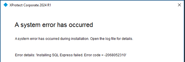 Xprotect Installer Fails Due To Odbc Driver Already Installed Troubleshooting