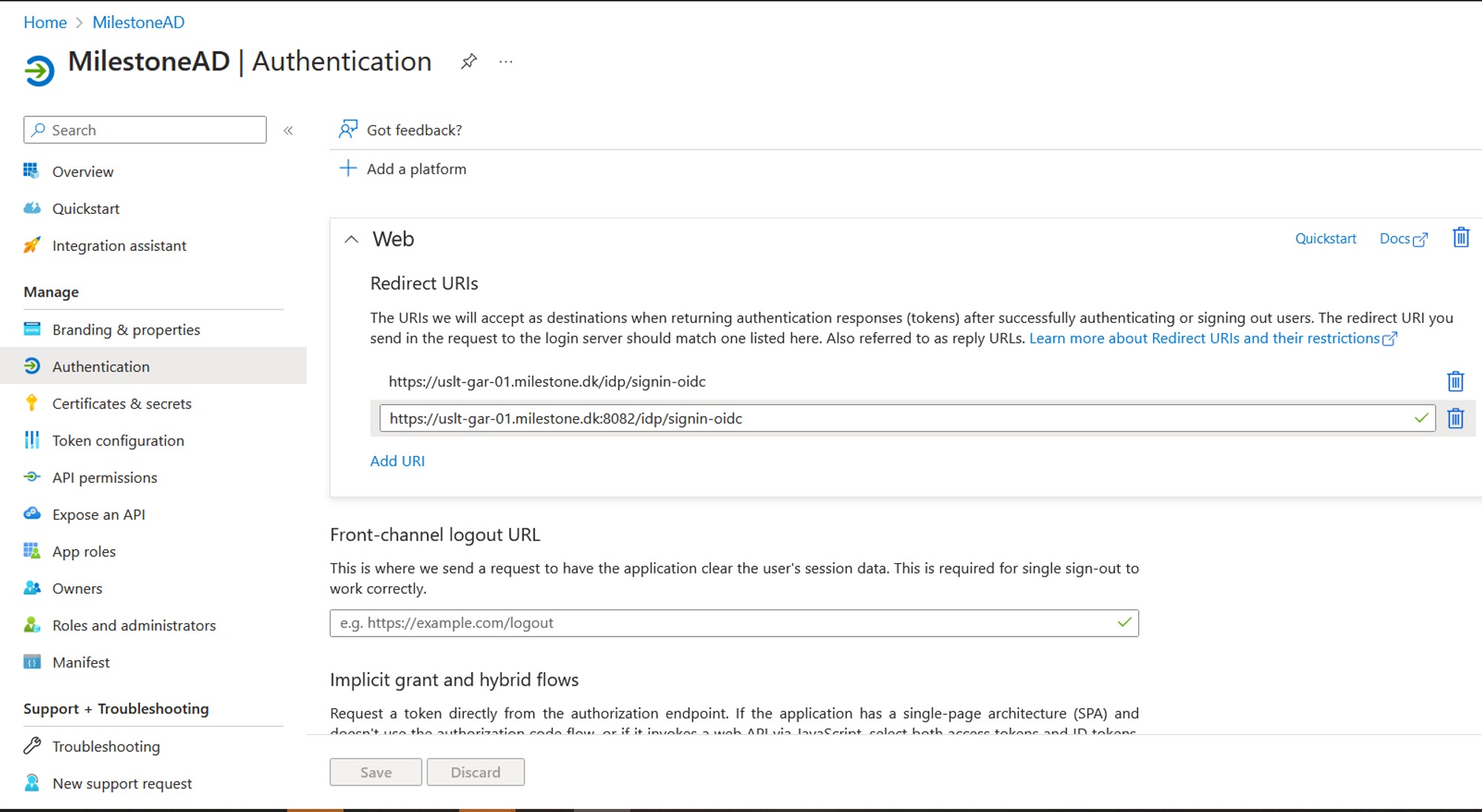 How to configure External IDP in XProtect using Azure Active Directory